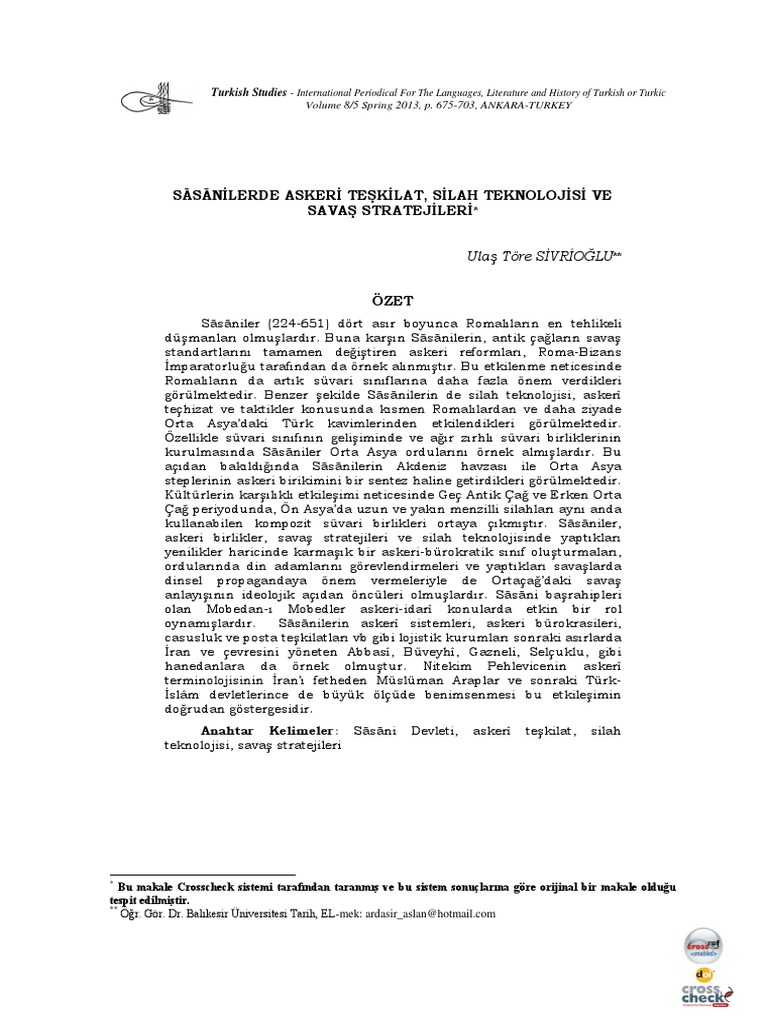 Sasani Ordusu | PDF