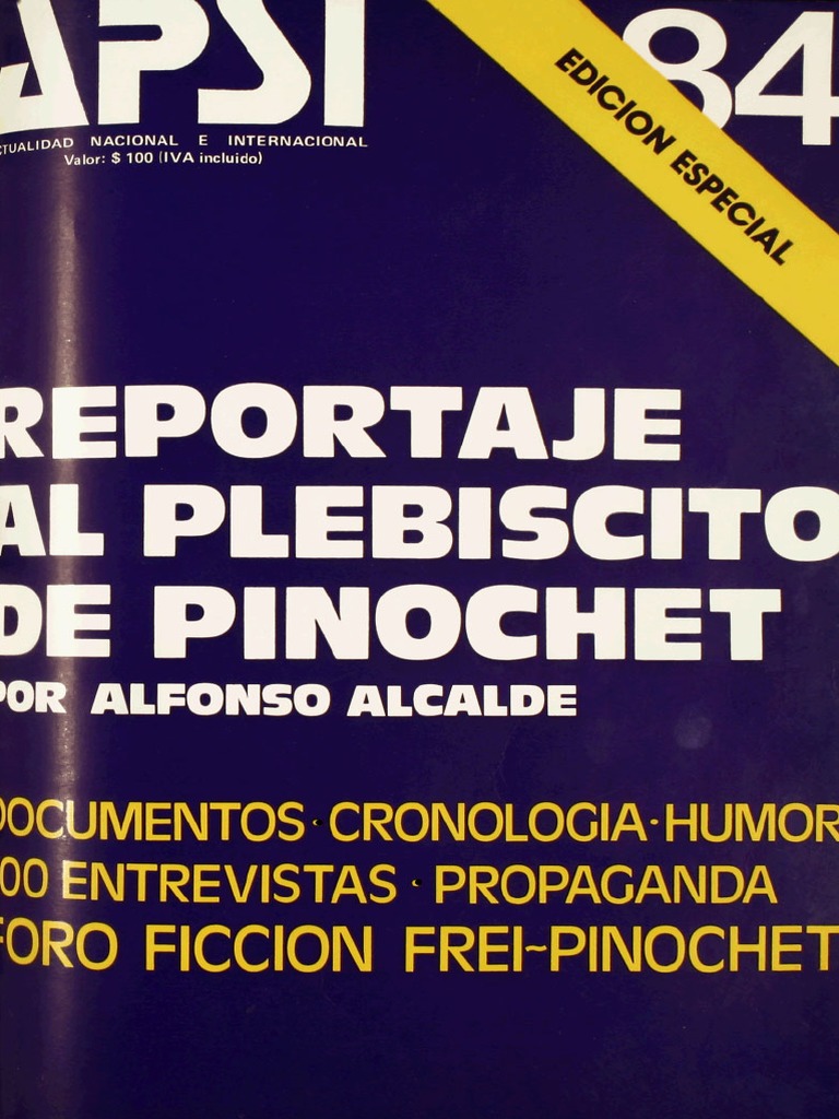 Apsi 084 | PDF | Augusto Pinochet | Chile