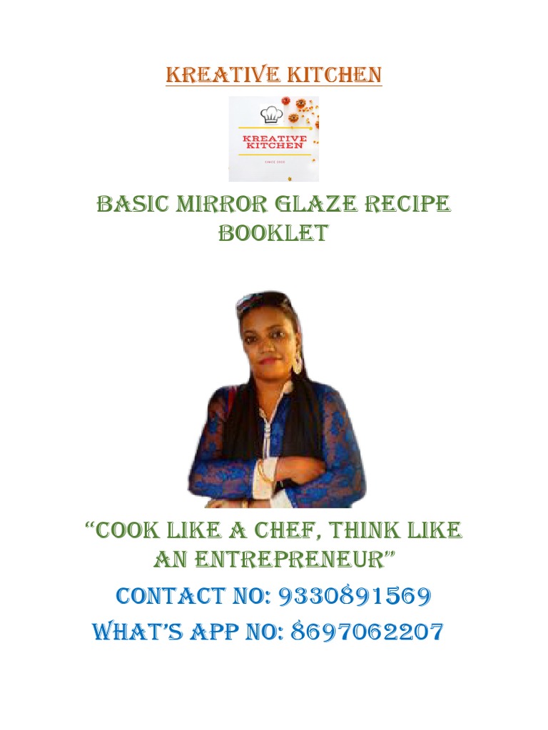 Kreative Kitchen Basic Mirror Glaze | PDF | Cakes | Fruit Preserves