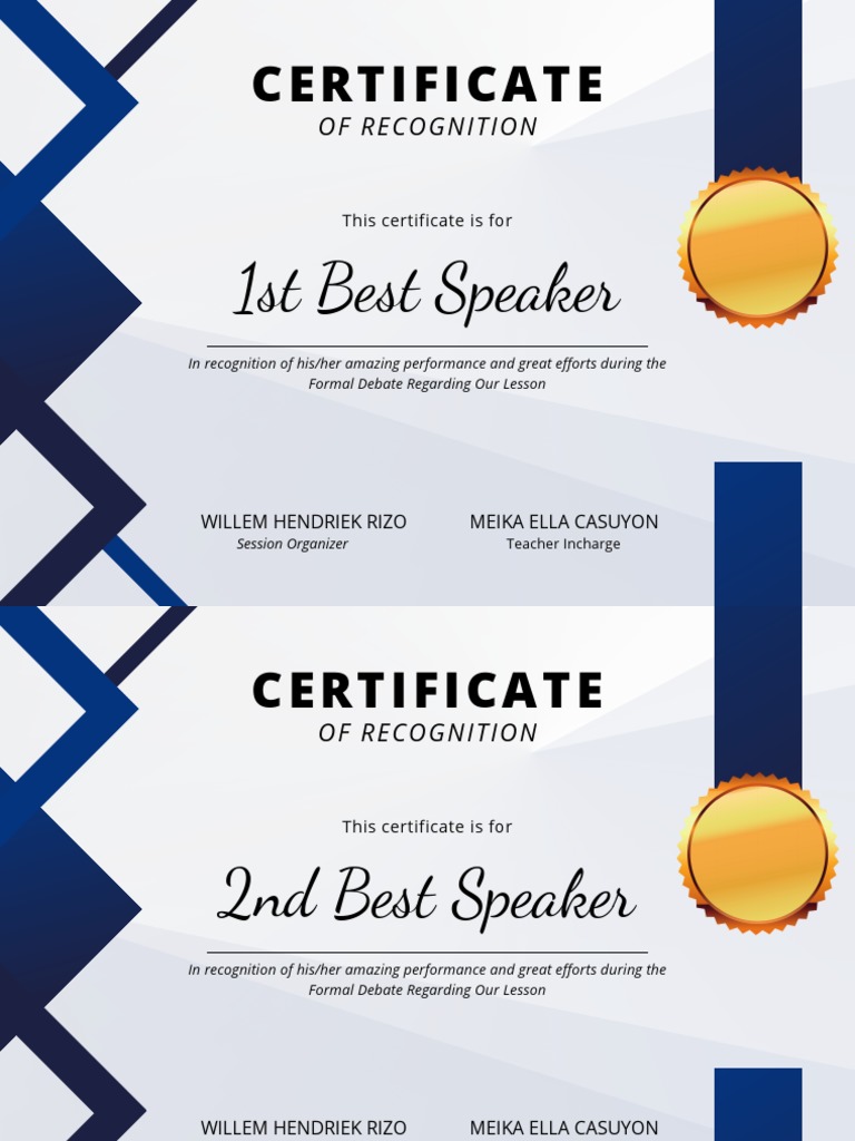 Ceremony Award Certificate | PDF