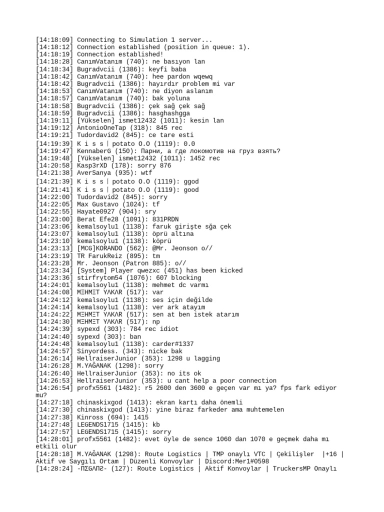 Chat 2023 05 19 Log | PDF