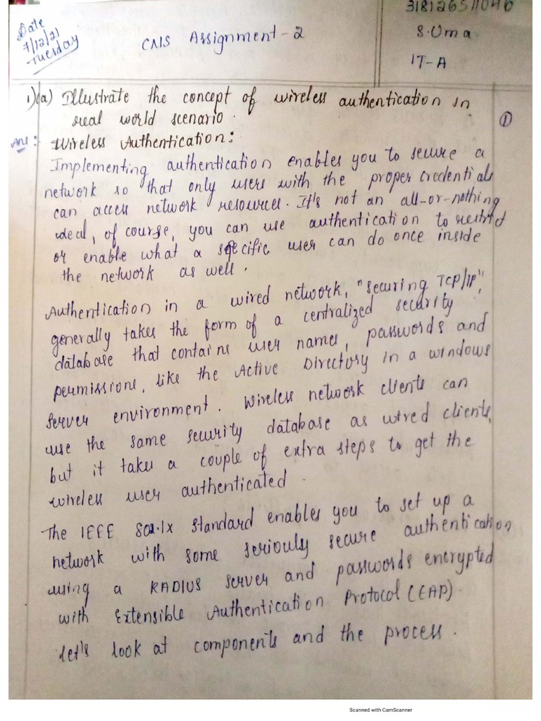 CNS Assignment 2 | PDF