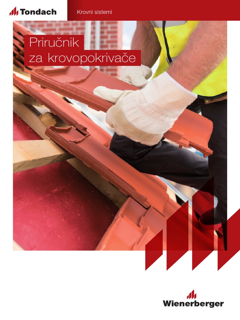 HR MKT TEC ROF TON Wienerberger Tondach Prirucnik Za Krovopokrivace | PDF