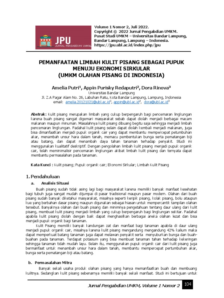 JPU - Amelia Publish (104-109) | PDF