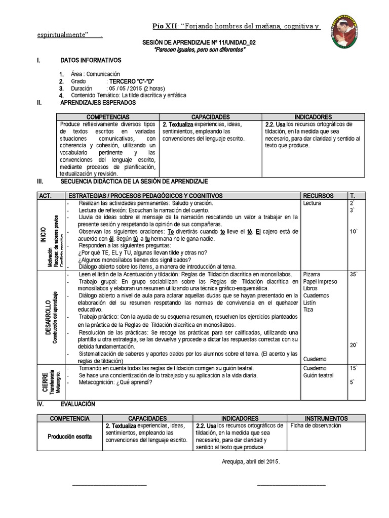 11 - Reglas de Tildación Diacrítica - 3 | PDF | Aprendizaje | Cognición
