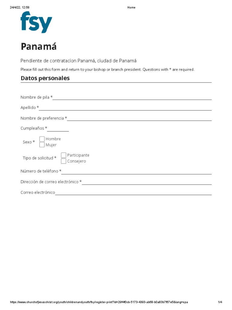 Soy Form | PDF