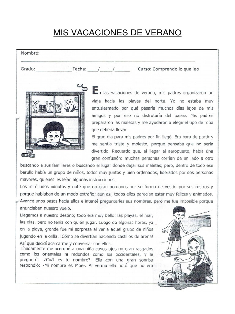 Vacaciones de Verano | PDF