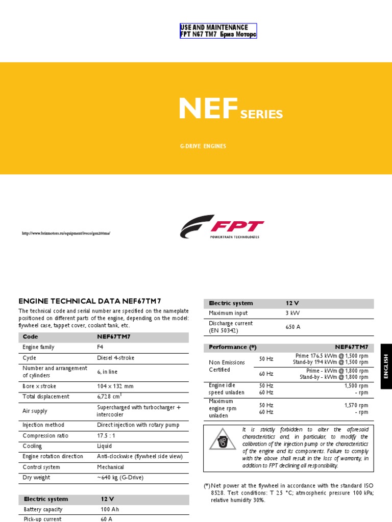 Nef Series | PDF | Engines | Lubricant