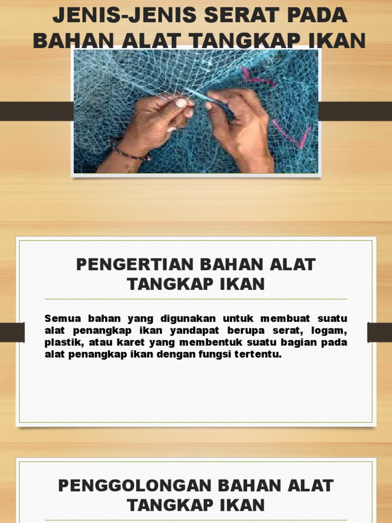 Jenis Serat untuk Alat Tangkap Ikan | PDF