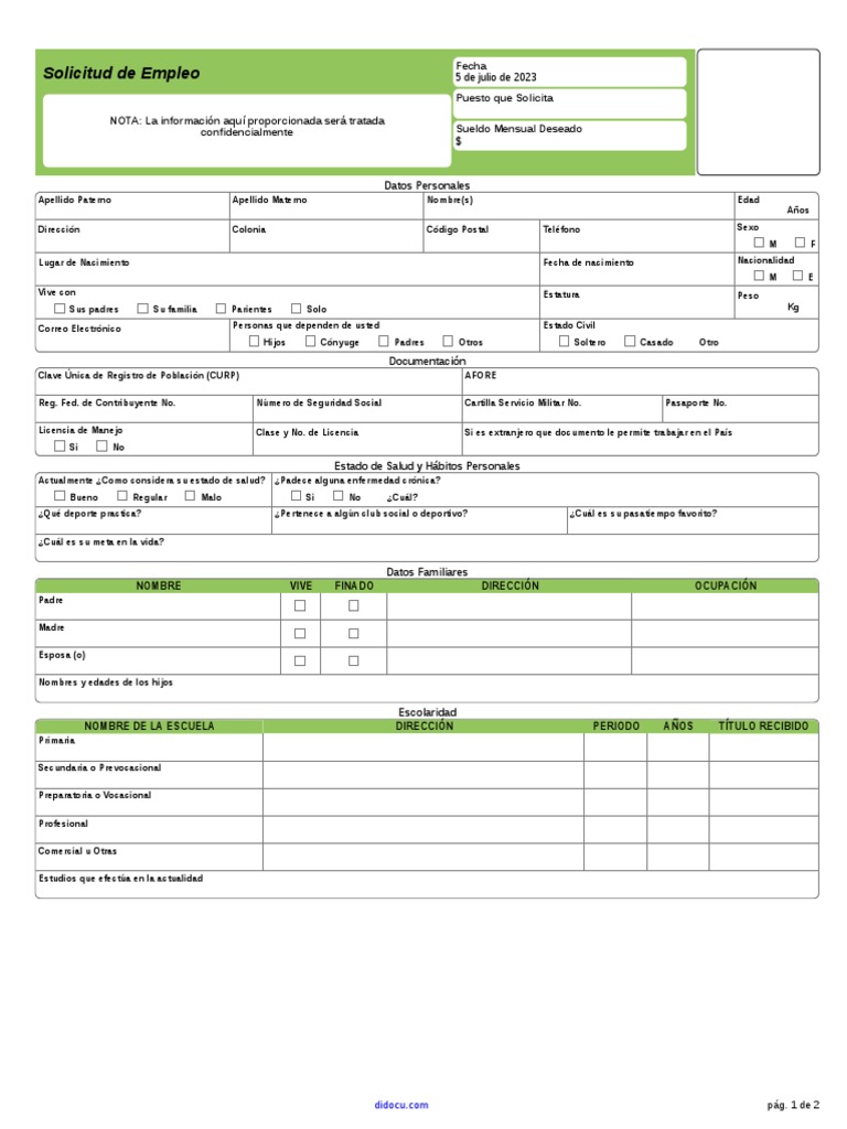 Solicitud-De Carta Poder | PDF