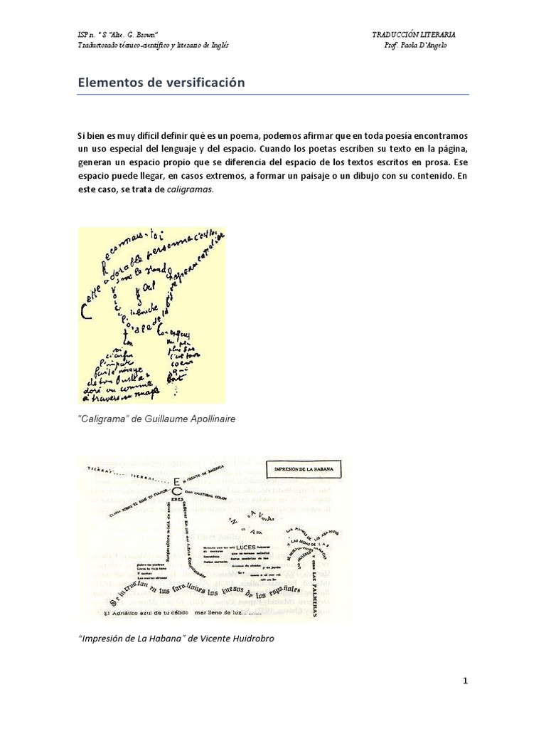 Elementos de Versificación | PDF | Poesía | Rima