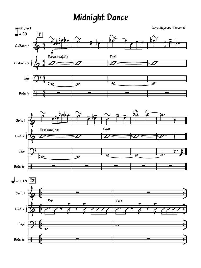 Midnight Dance SCORE | PDF