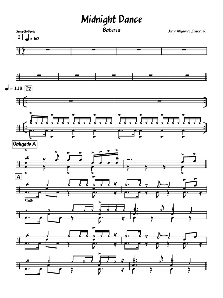 Midnight Dance Bateria JAZR | PDF