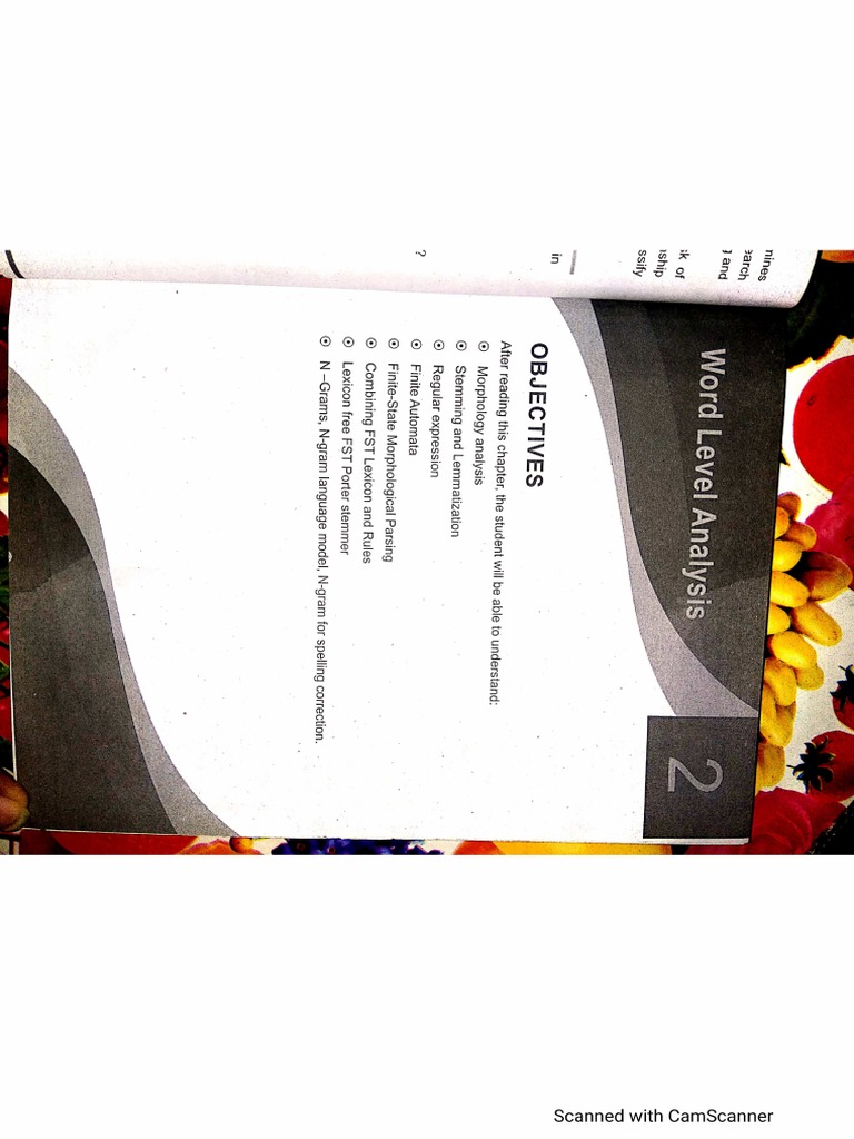 NLP 2 | PDF | Morphology (Linguistics) | Word