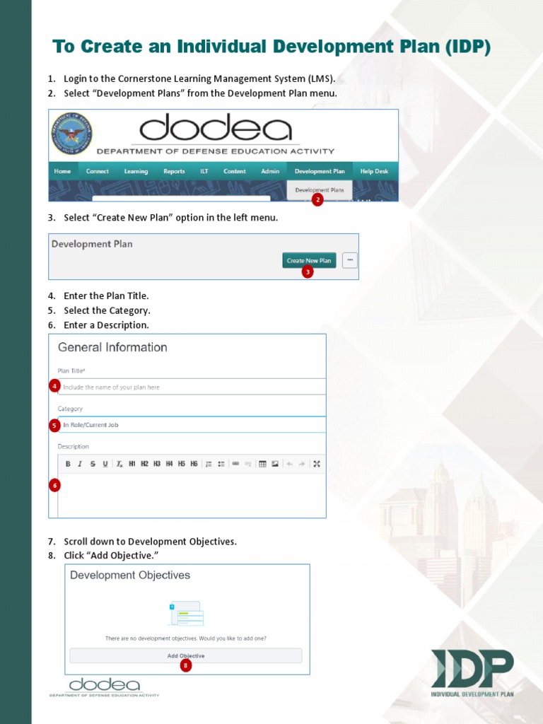 CSOD_idp-employee-task-aid-packet | PDF