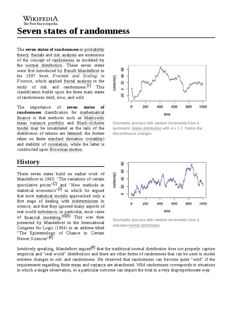 Seven States of Randomness | PDF | Applied Mathematics | Statistics