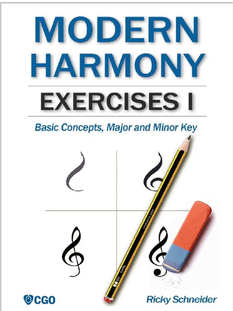 Modern Harmony Exercises | PDF | Minor Scale | Chord (Music)
