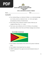 Guyana's National Pledge and Motto | PDF