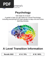 AQA A Level Psychology Revision Checklist | PDF | Psychology ...