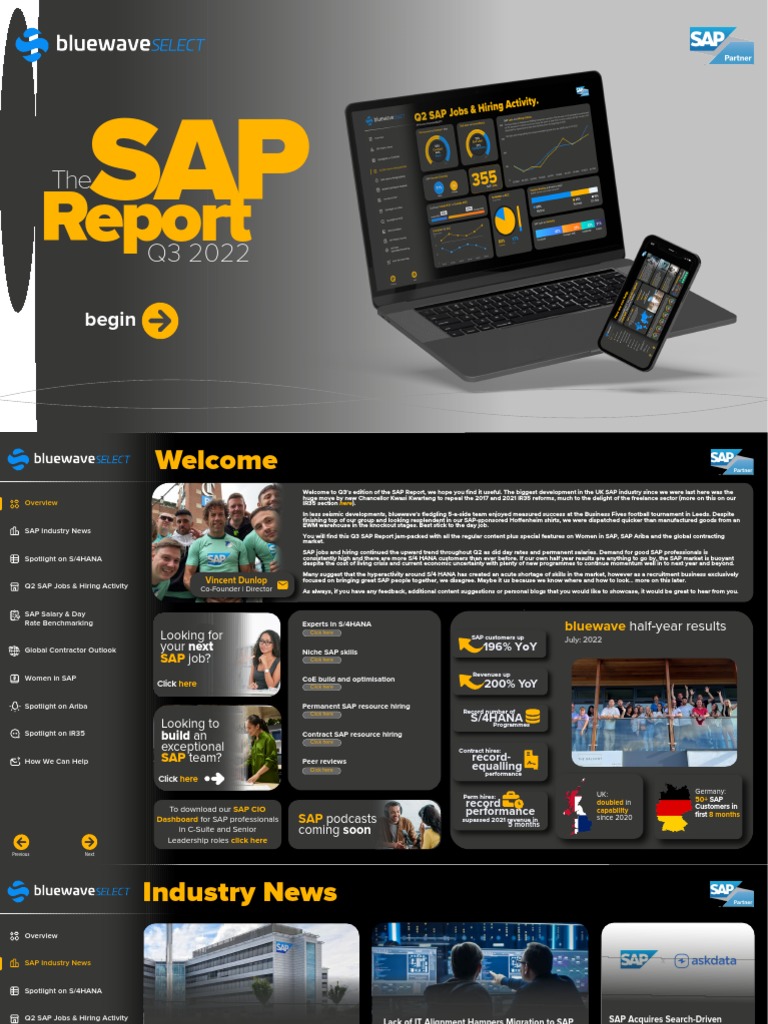 The SAP Report 2022 Q3 1 | PDF | Cost Of Living | Employment