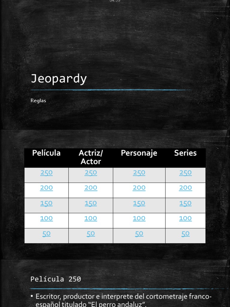 Jeopardy | PDF