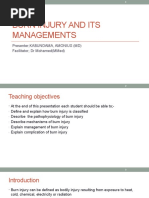Burns Lecture Powerpoint | PDF | Burn | Clinical Medicine