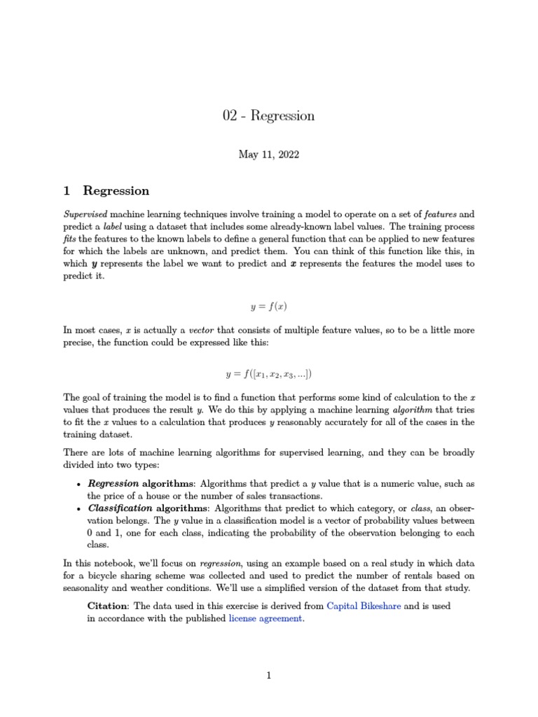 Regression Linaire Python Tome I | PDF | Mean Squared Error | Errors And Residuals