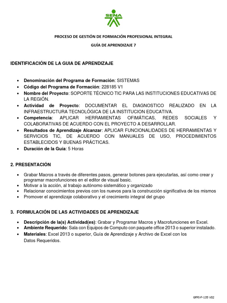 Programación de Macros en Excel | PDF | Negocios