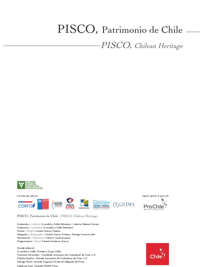 Guía Del Pisco | PDF | Chile | Andes