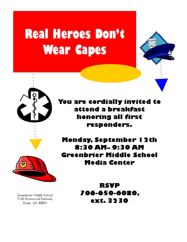First Responders Invitation | PDF
