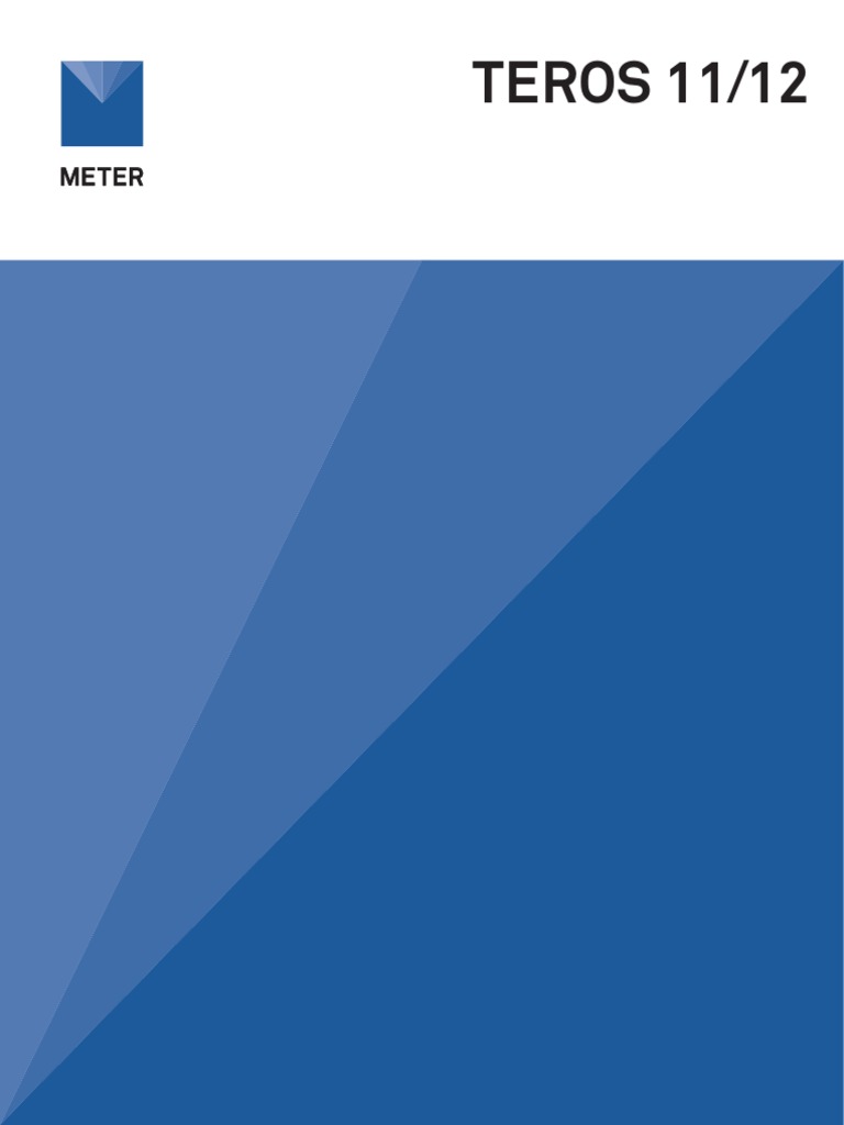 Meter TEROS11-12 Manual Web | PDF | Electrical Connector | Electrical ...