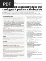 NG Tube Insertion and Removal Guidelines | PDF