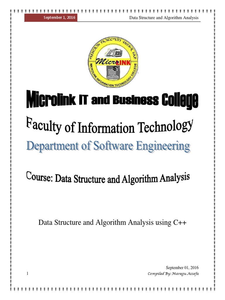 Data Structure Compiled Note | Download Free PDF | Queue (Abstract Data Type) | Time Complexity