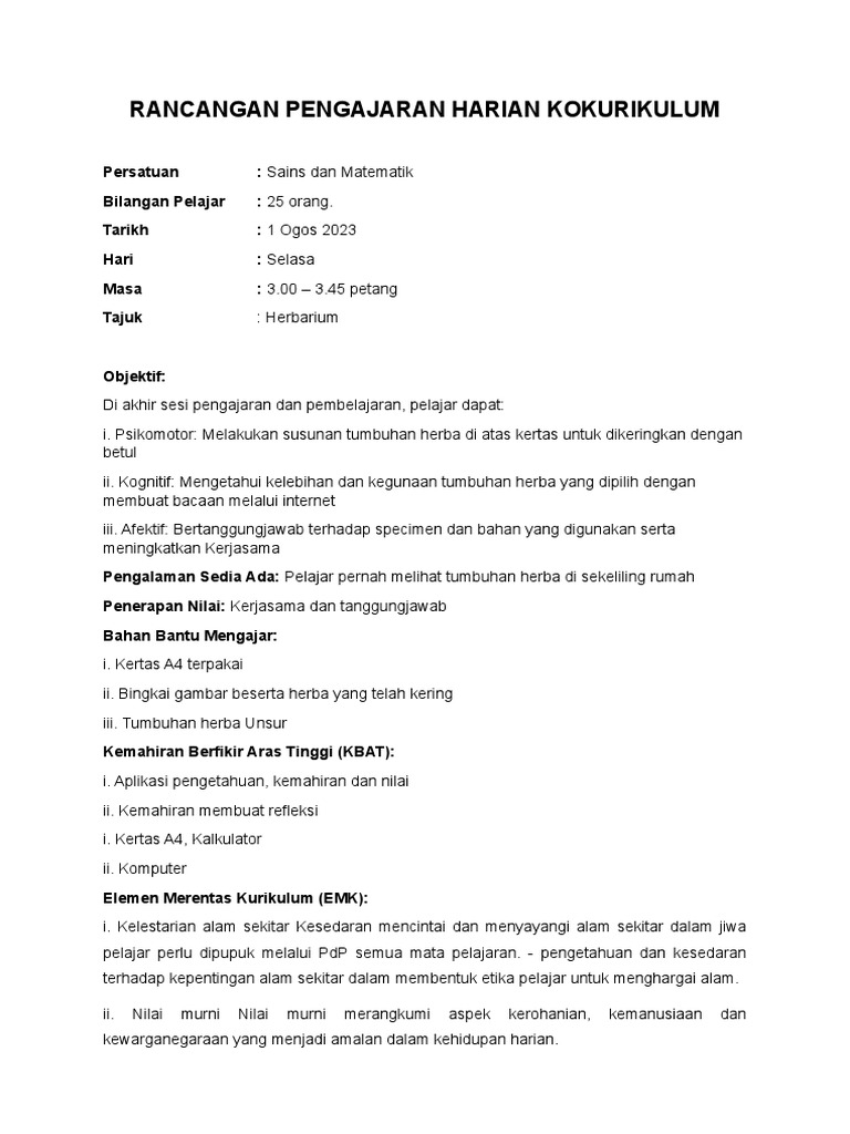 RPH KOKU HERBARIUM | PDF