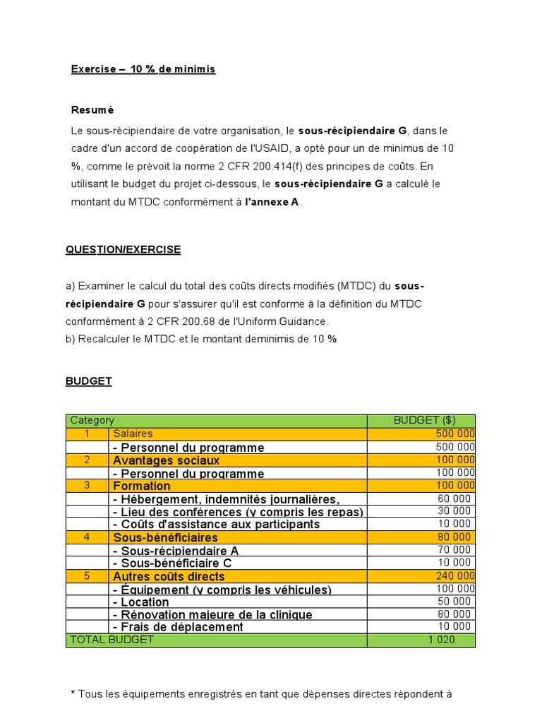 MTDC Exercise - QN July 30 2020 Question Quiz - 074909 | PDF | Économie