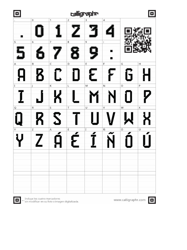 Calligraphr-Template | PDF