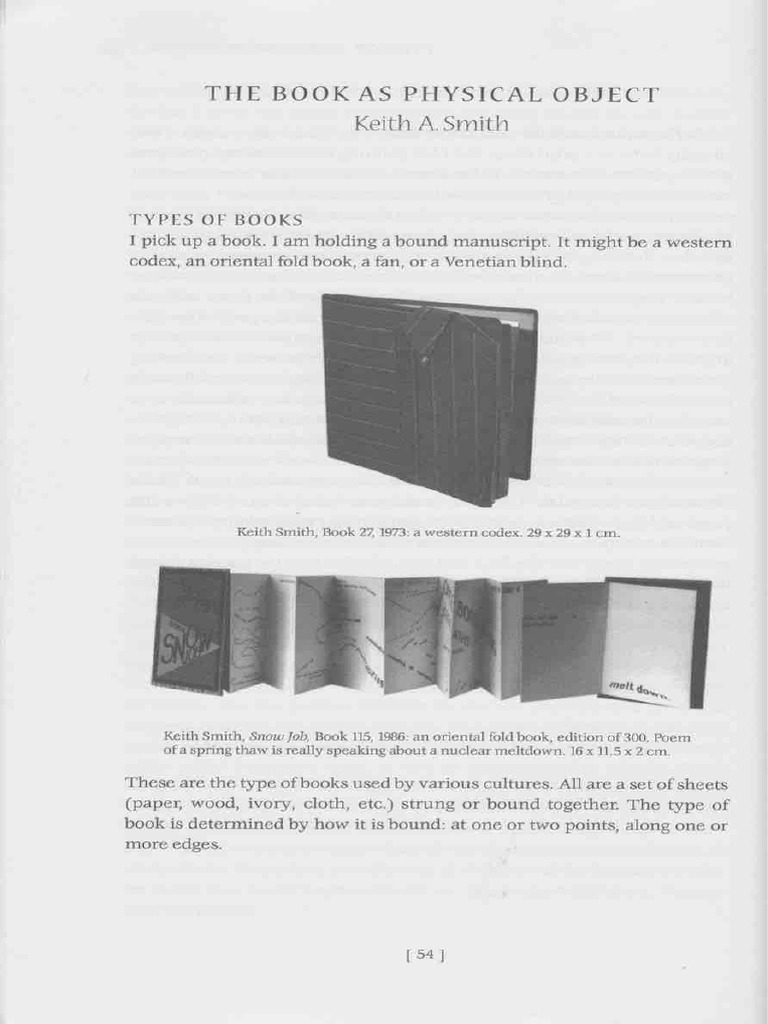 Book As Physical Objects M | PDF