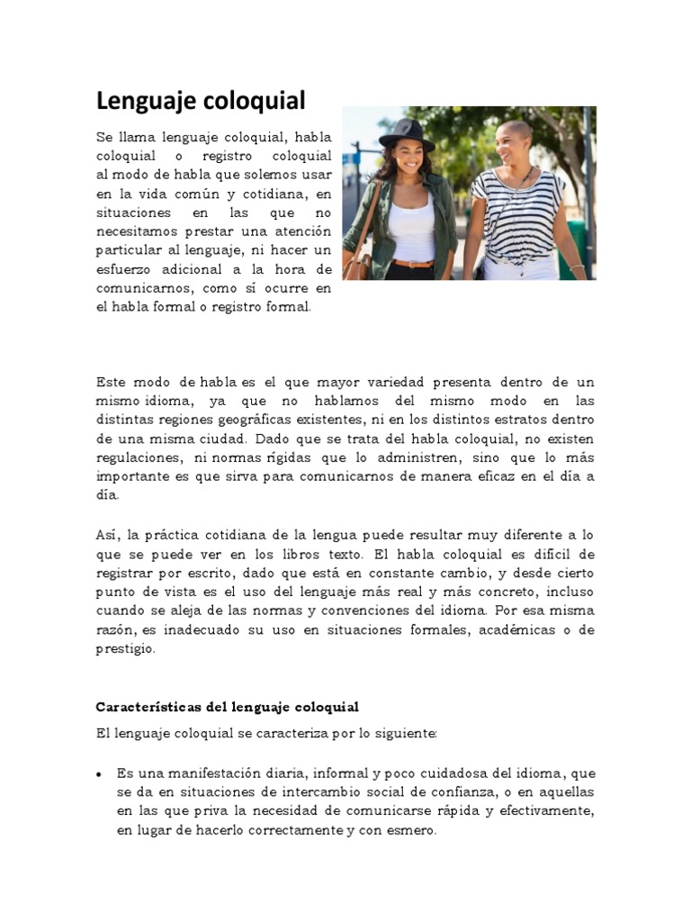 Lenguaje Coloquial | PDF | Multilingüismo | Poesía