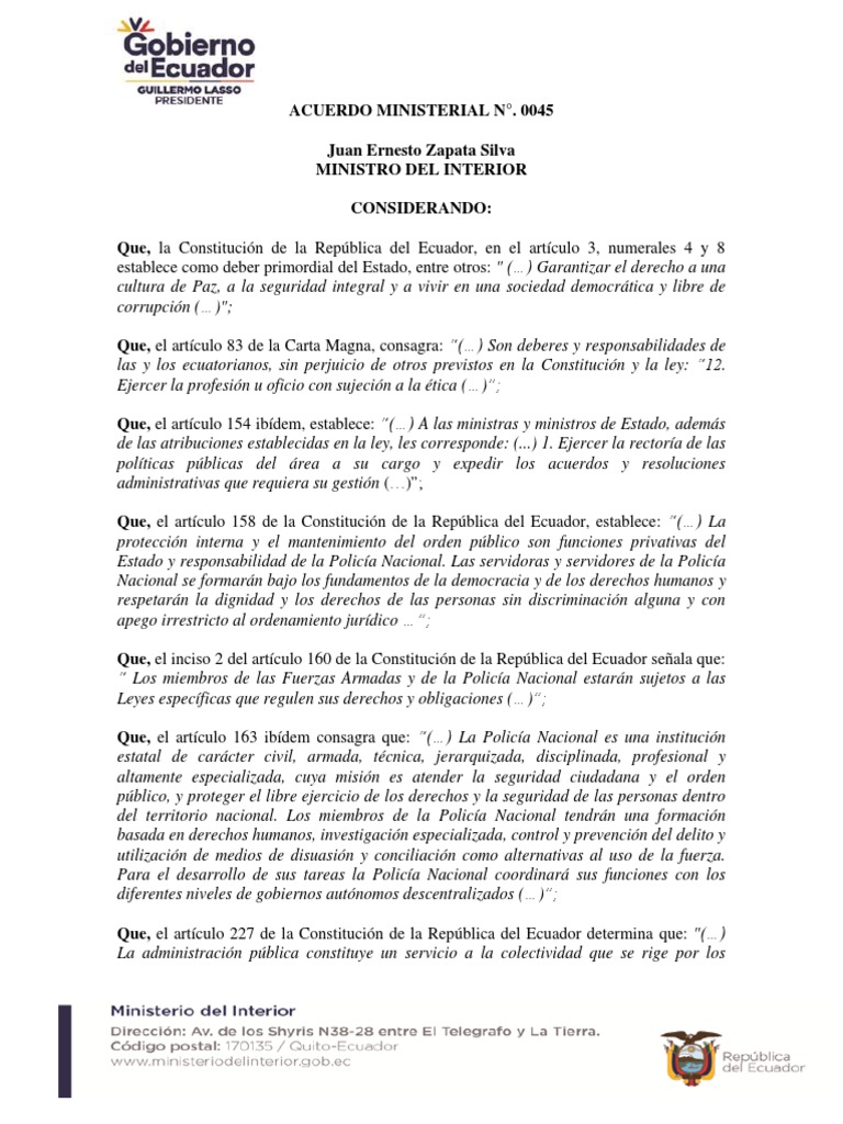 Código De ética De La Policía Nacional 2023 Pdf Policía Institución