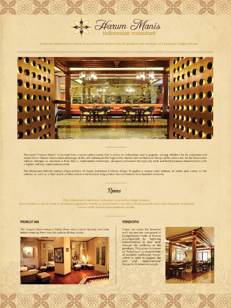 Harum Manis Menu | PDF