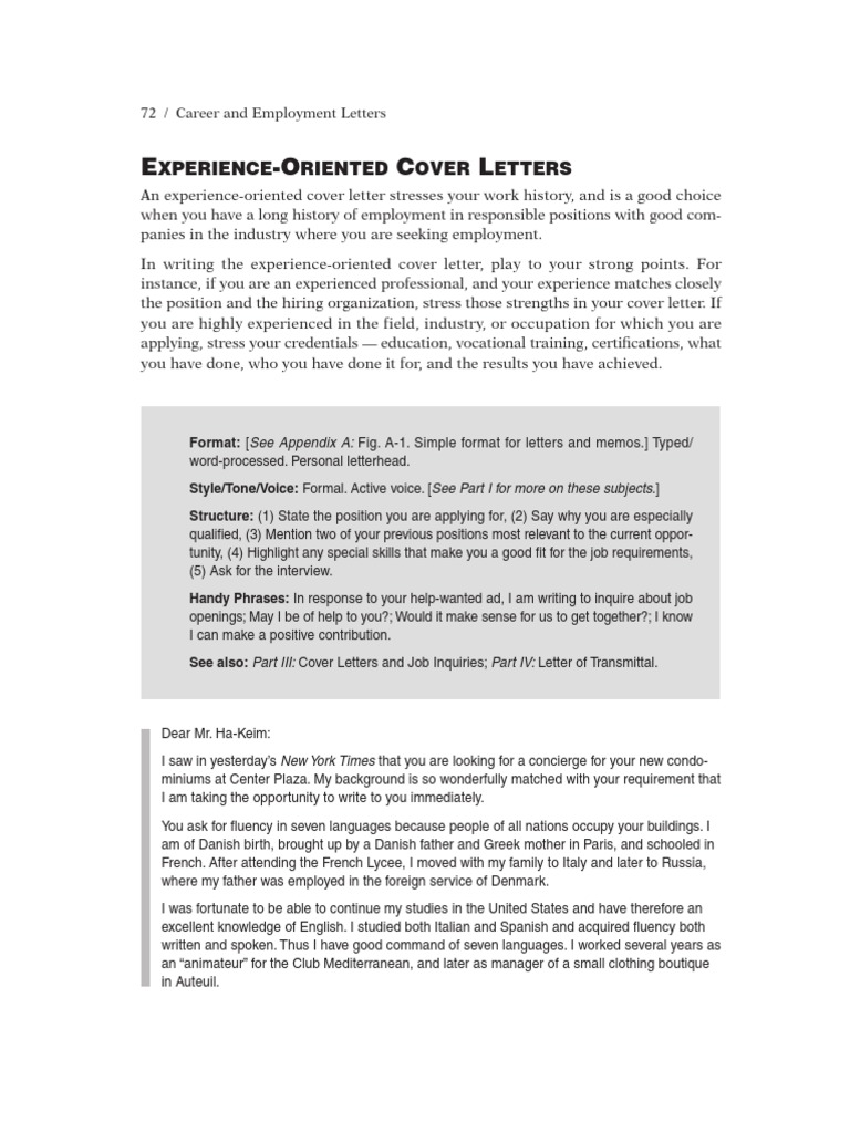 Cover Letters | PDF | Cognition | Human Communication