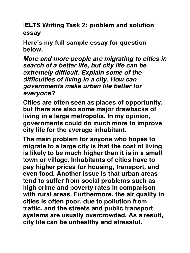 Band 9 Problem and Sollution | PDF | Politics | Social Science