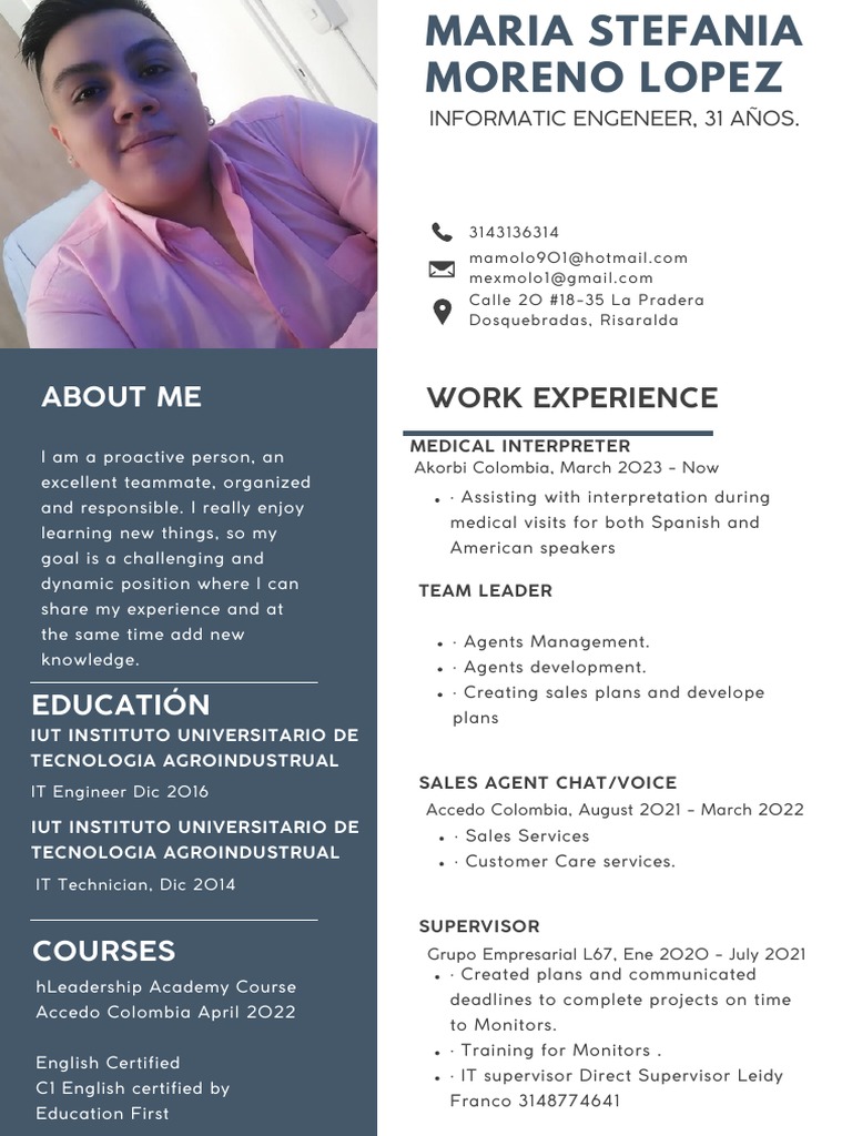 Maria Stefania Moreno Lopez | PDF | Business | Art