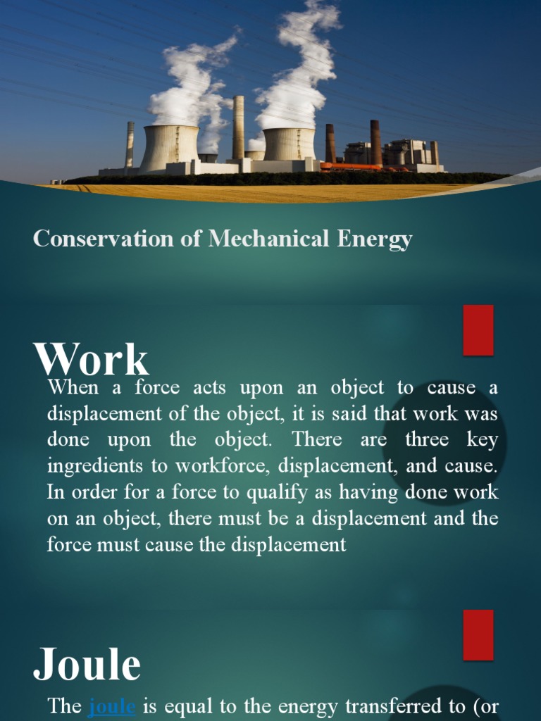 Conservation of Mechanical Energy | PDF | Force | Kinetic Energy