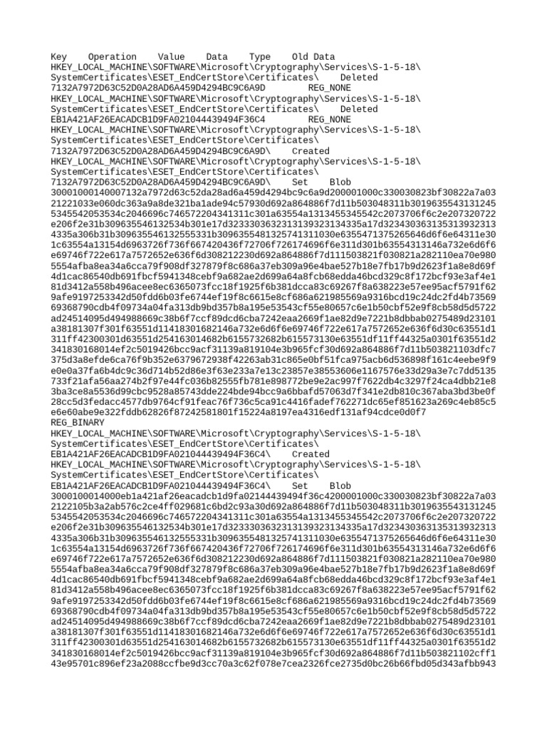 SQL Express 2019 Log - Registry Items | PDF | Windows Registry | Microsoft Windows