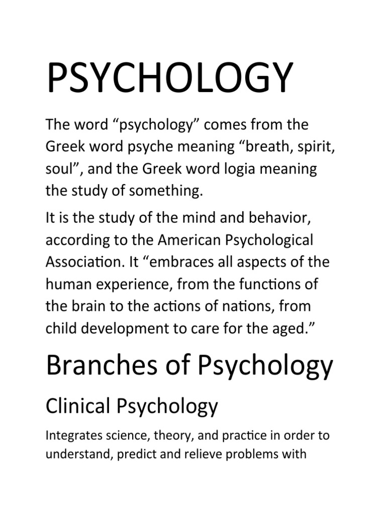 Psychology For Print | Download Free PDF | Psychology | Cognition