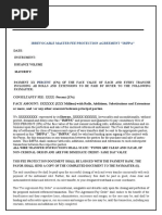 Master Sub-Fee Protection Agreement With Participants' Full Details ...