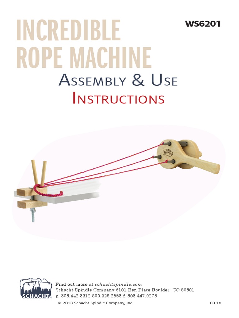 Rope Machine | PDF | Rope | Yarn