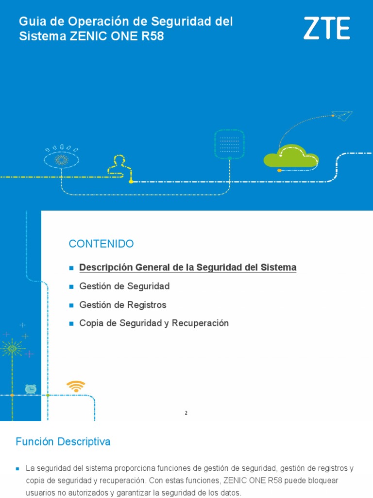 C8 - 04 MW - AC2015 - E01 - 01 ZENIC ONE R58 System Security Operation ...