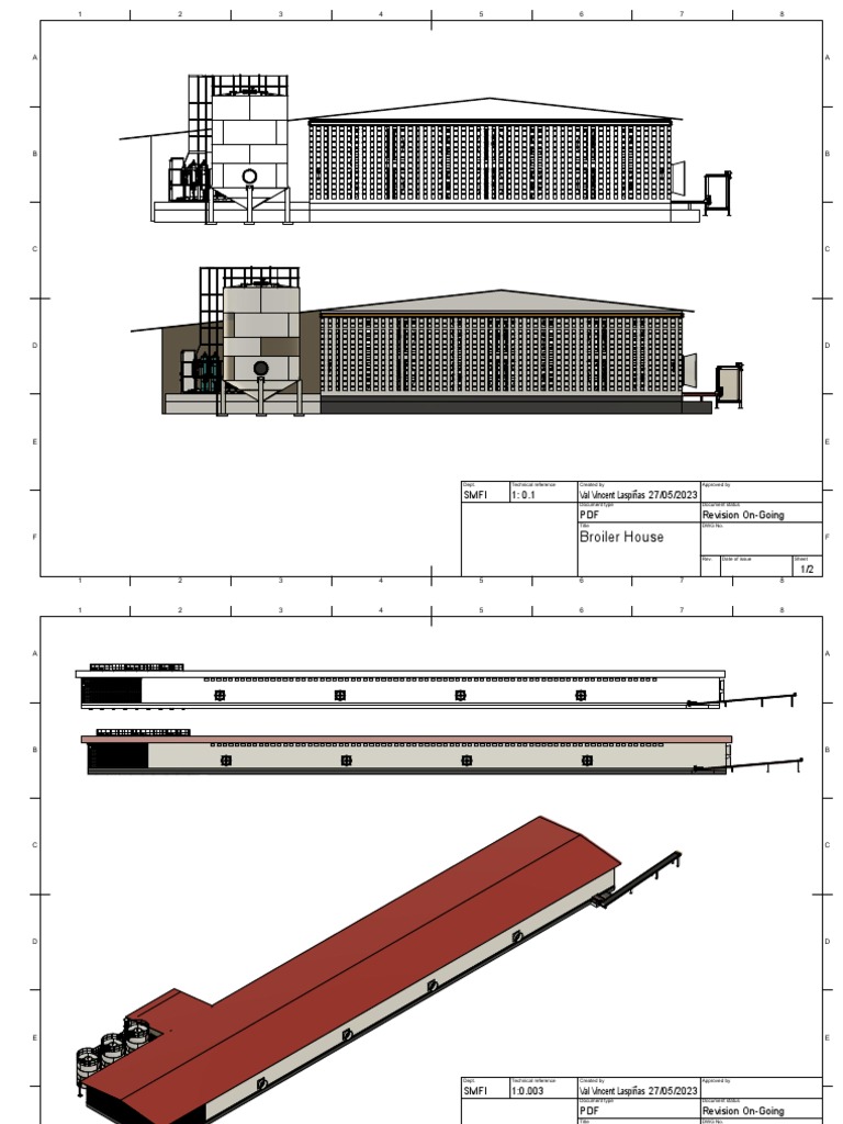 Broiler House Design Drawing | PDF